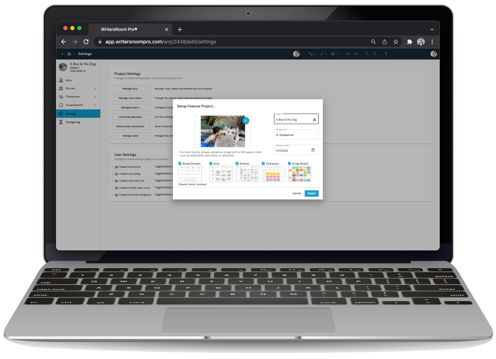 WritersRoom Pro – The Digital Evolution of Writers' Room Boards