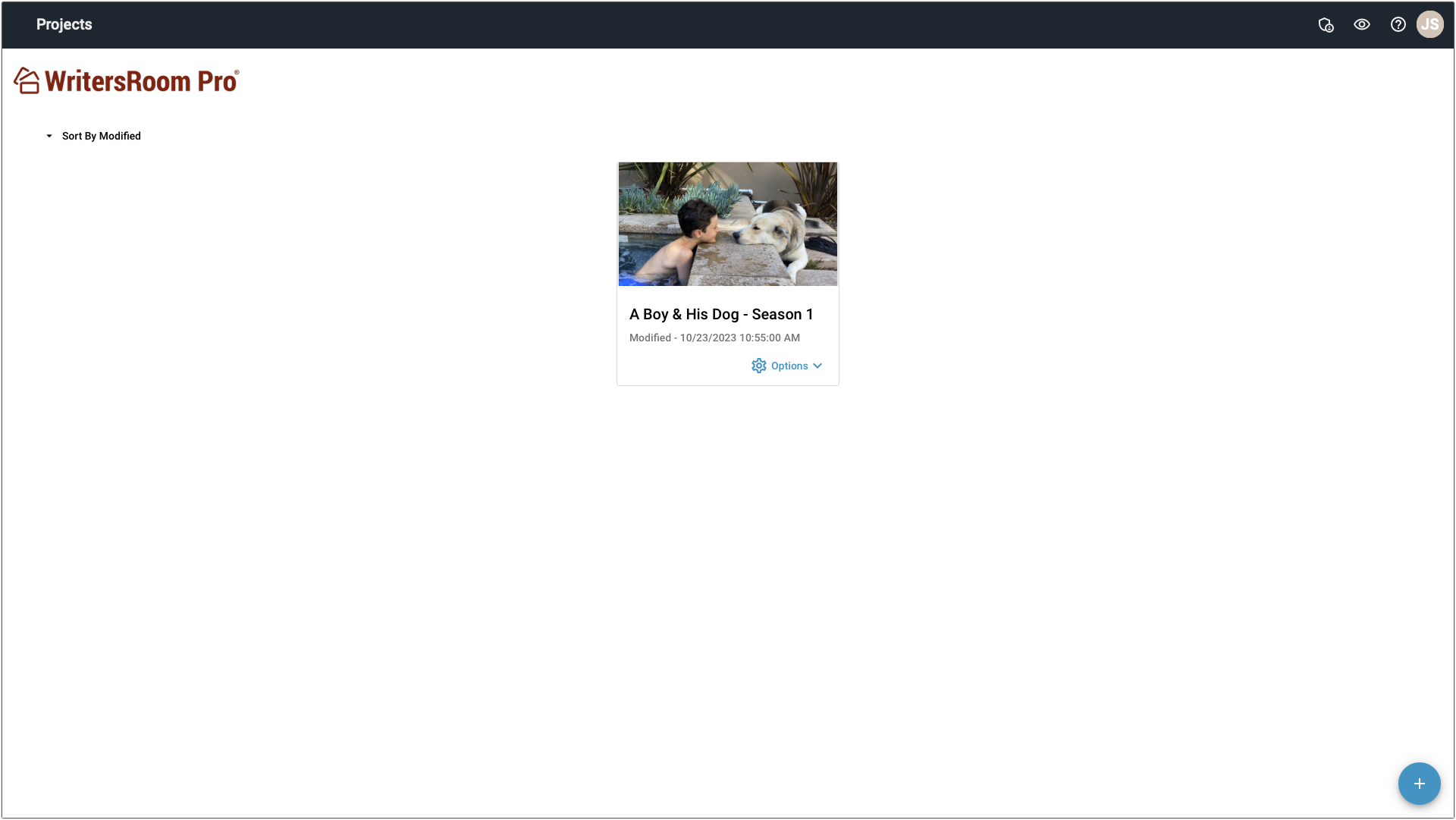 Creating Your Project (for Owners & Admins) – WritersRoom Pro