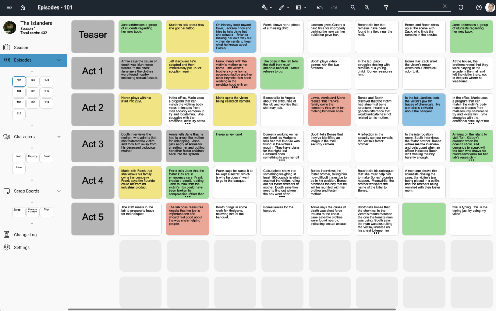 The Boards – WritersRoom Pro